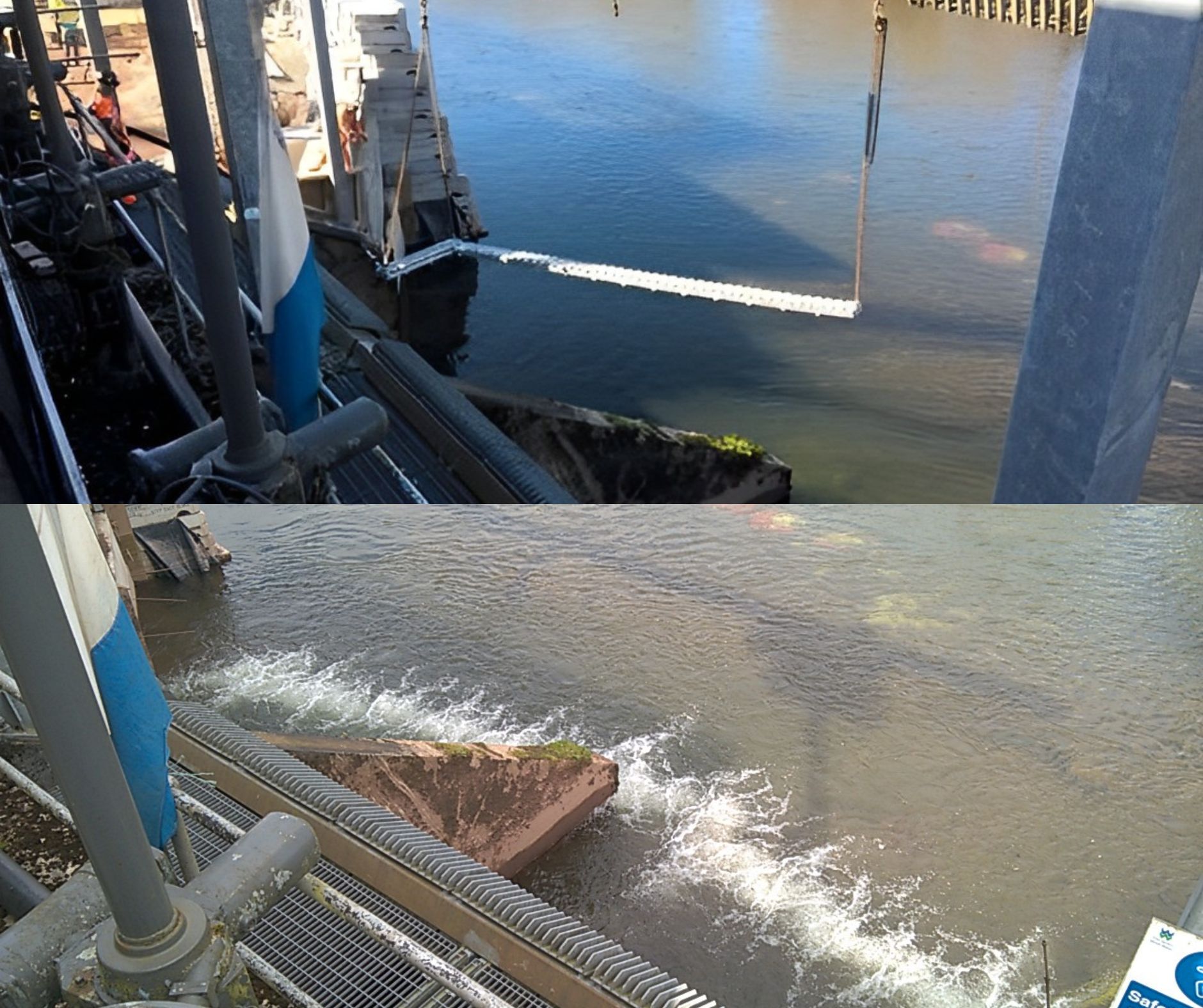 Bubble Barriers for Fish Diversion | ISS Flowthrough